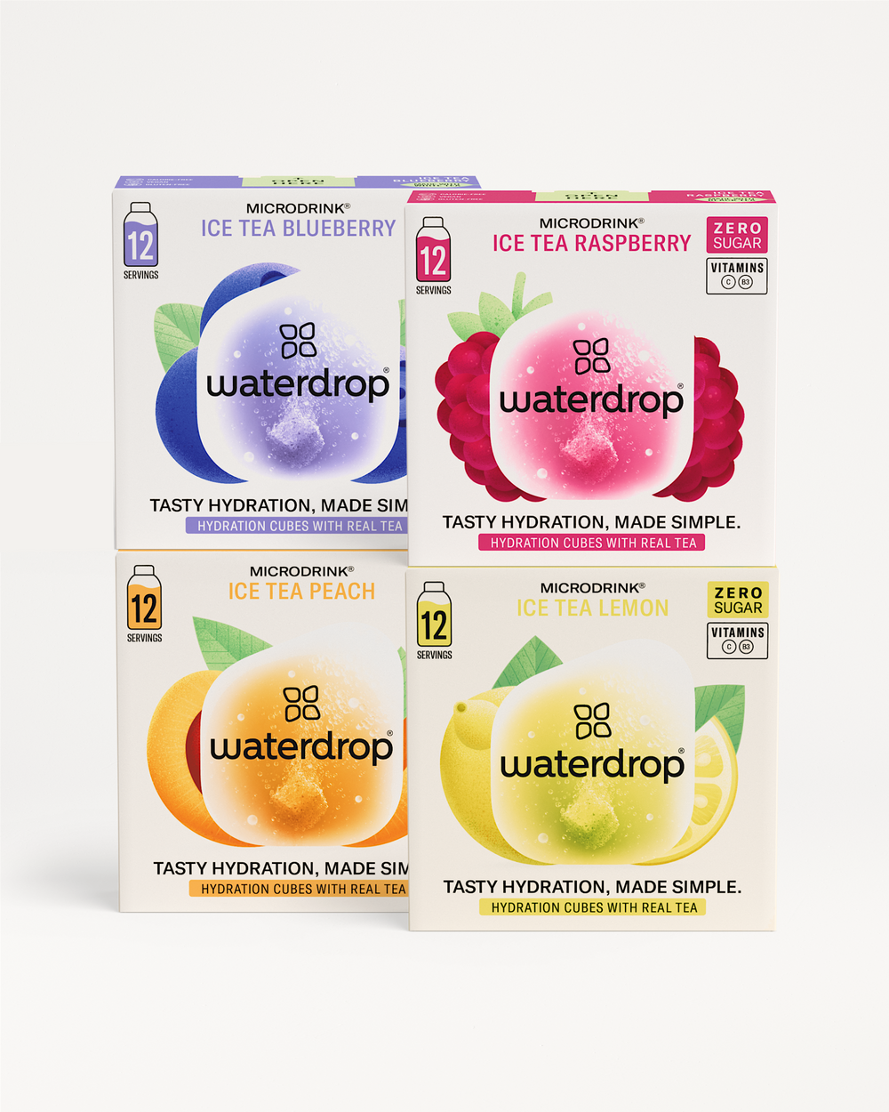 ICE TEA Set by waterdrop® EU - Fruity Flavours