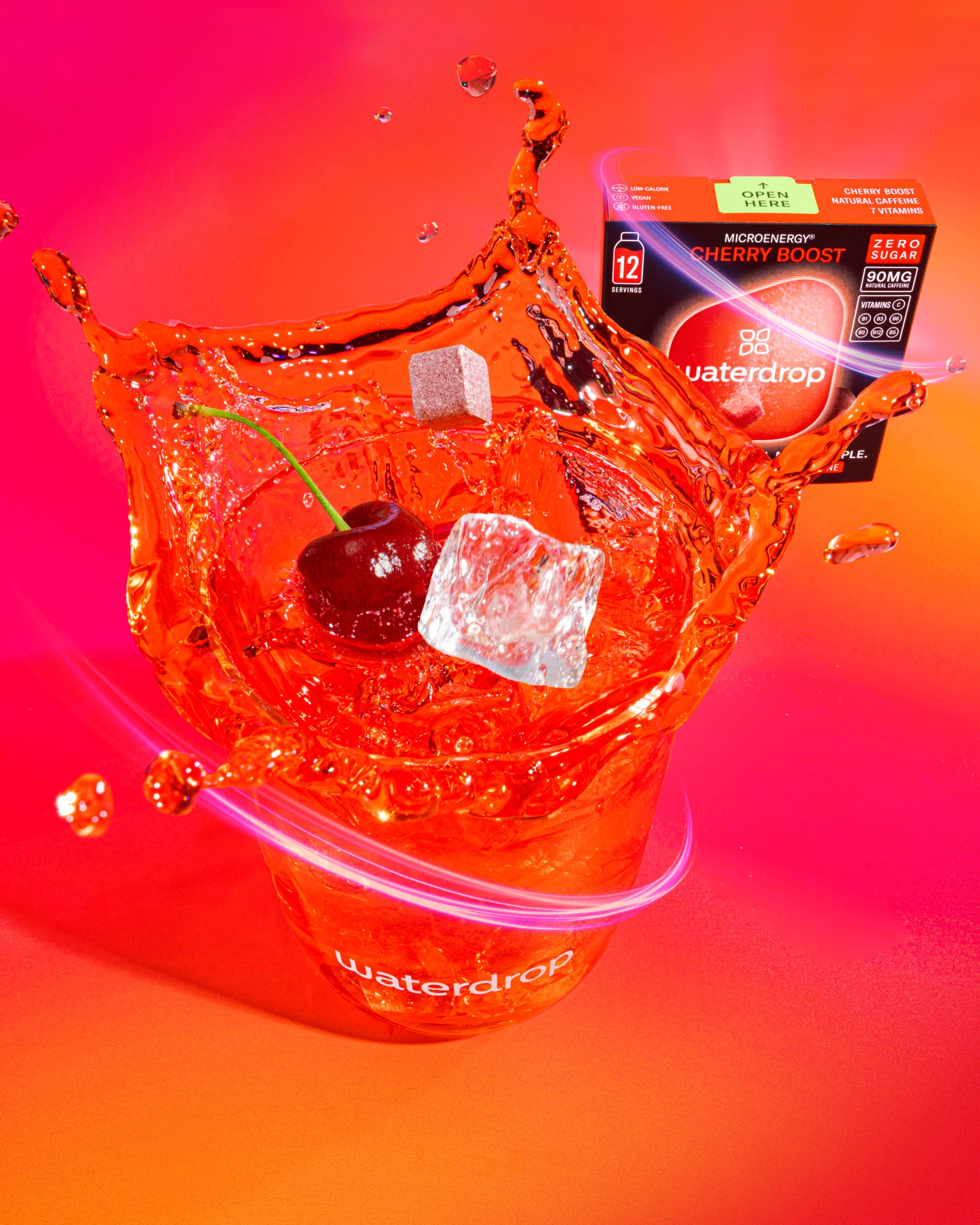 Microenergy CHERRY BOOST: Order now | waterdrop®