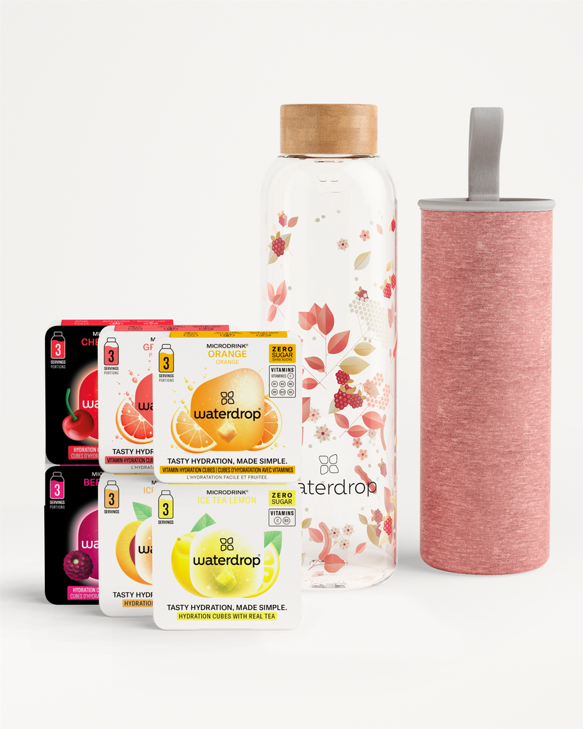 Variety packs - Hydration cubes & water bottle | waterdrop®